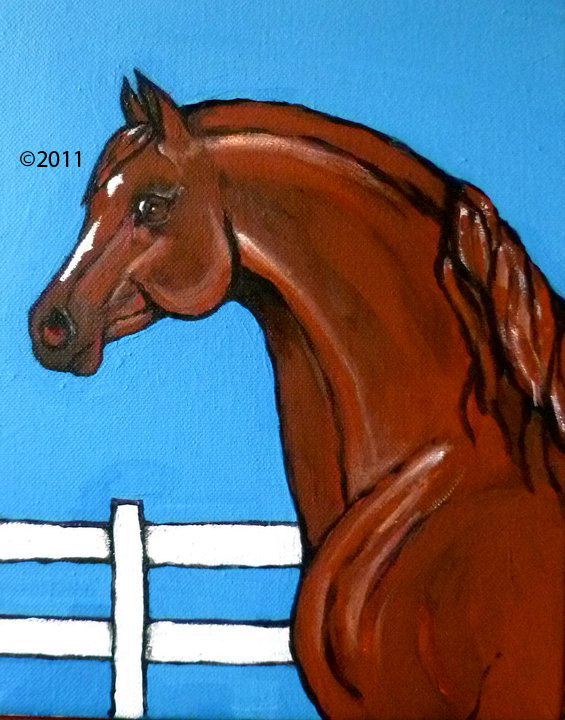 Mentor, the legendary Morgan stallion